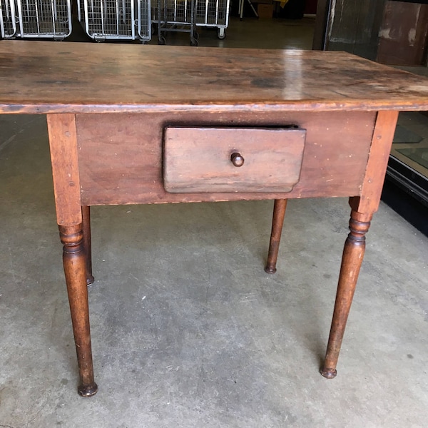 Primitive Work Table - Etsy
