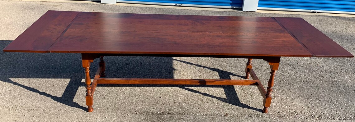Vintage Custom D R Dimes Cherry Dining Table With Extensions 30.5h24 ...