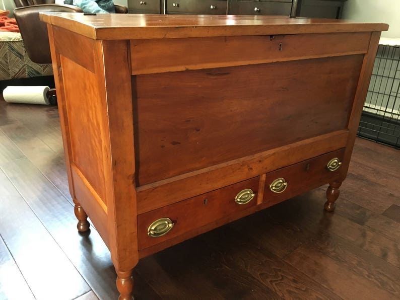 Antique Kentucky Cherry Sugar Chest 17d27h36w Shipping is Not Free - Etsy