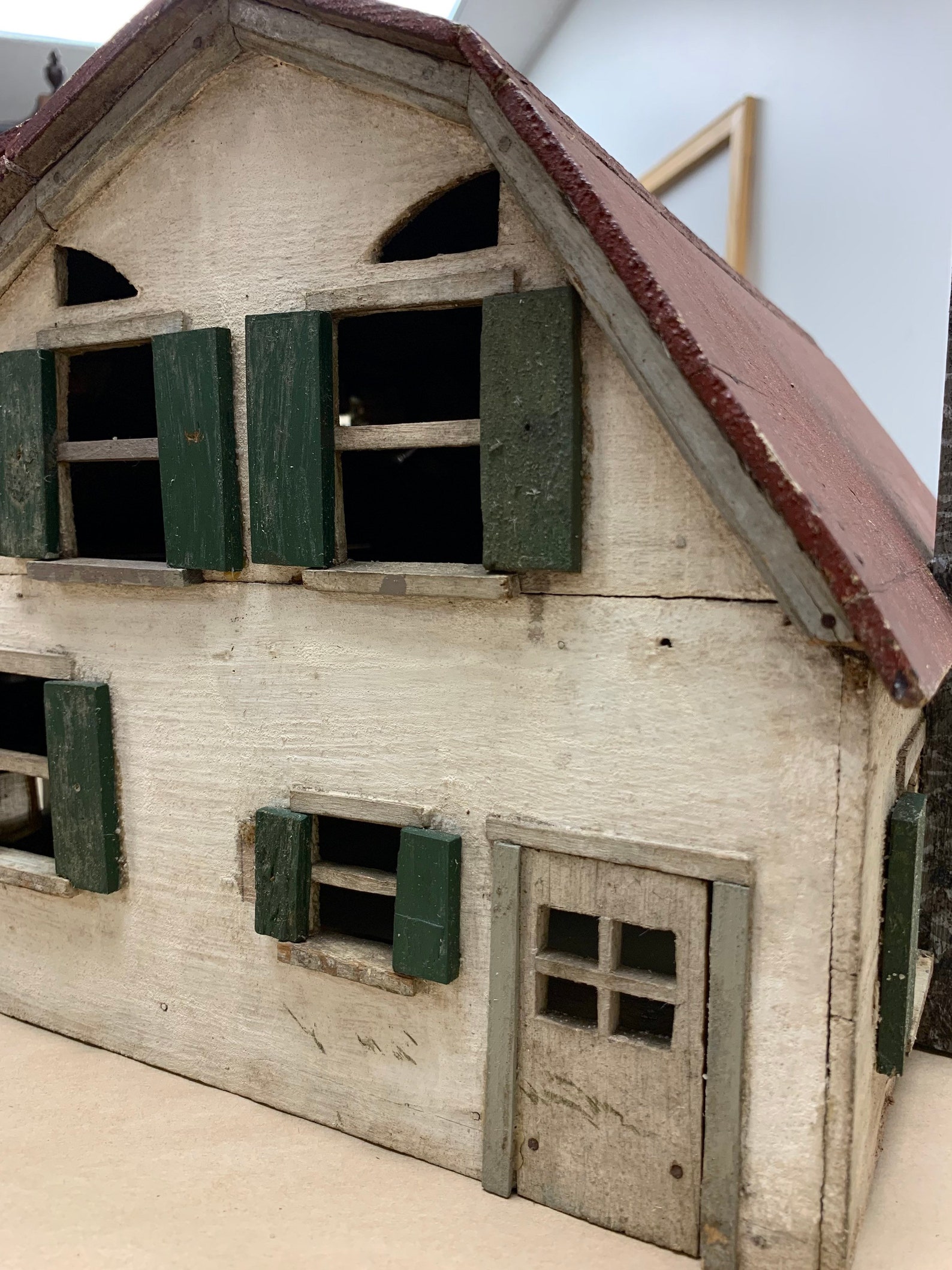 Antique American Custom Wood Home House Model 18W14D10H | Etsy