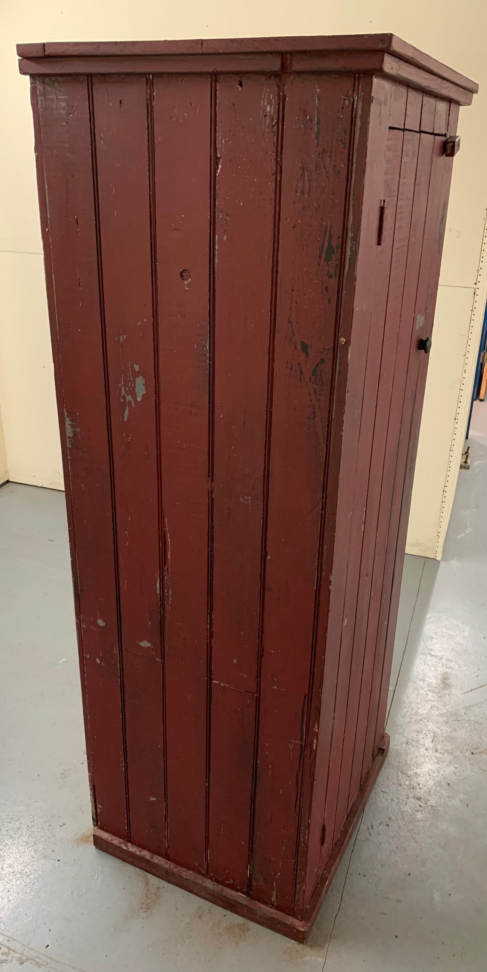 Primitive Red Painted Handmade Wardrobe Chimney Cabinet Texas - Etsy