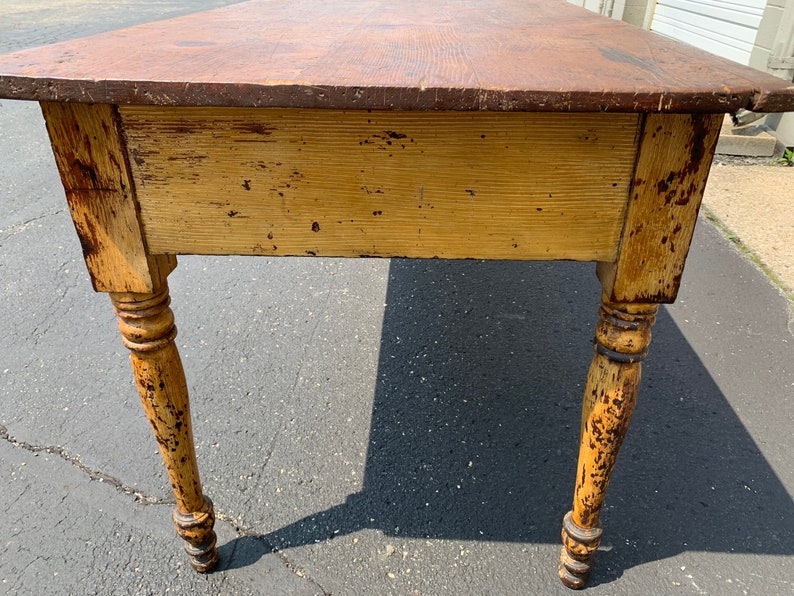 Beautiful Primitive 19th C Texas 10 Foot Harvest Farm Table - Etsy