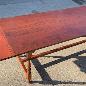 Vintage Custom D R Dimes Cherry Dining Table With Extensions 30.5h24 ...