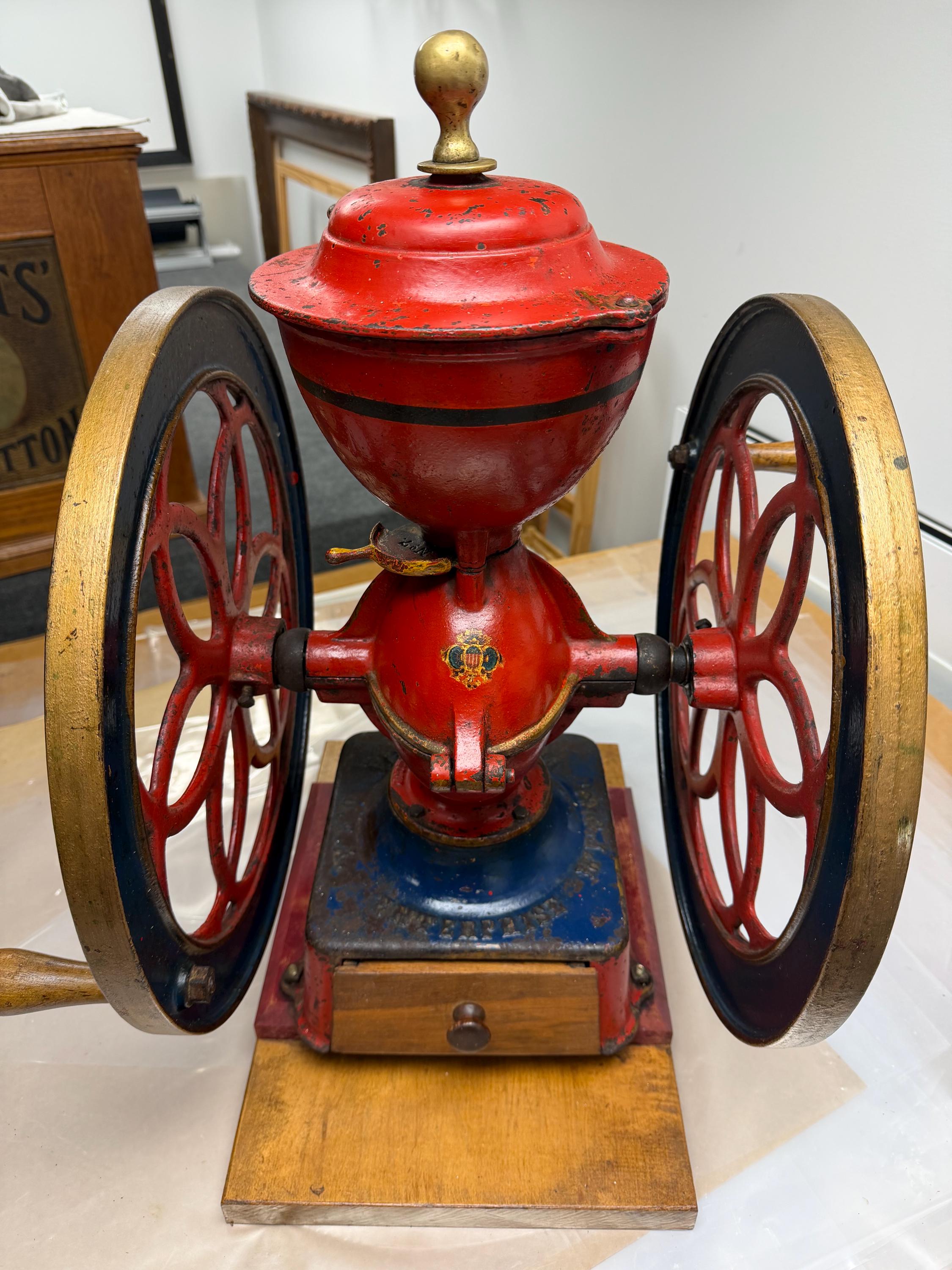Antique Enterprise Coffee Grinder Philadelphia PA July 12, 1898 13 ...