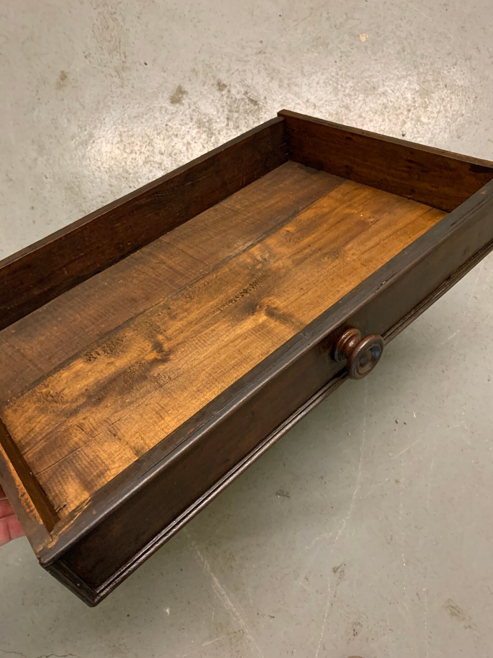 19th C Walnut Italian Side Table 1 Drawer 6 Reeded Column Legs - Etsy