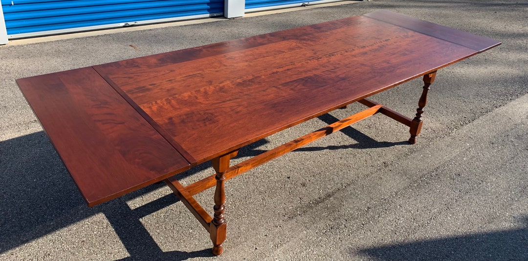 Vintage Custom D R Dimes Cherry Dining Table With Extensions 30.5h24 ...