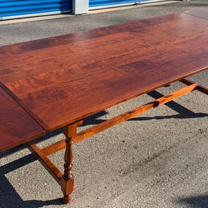 Vintage Custom D R Dimes Cherry Dining Table With Extensions 30.5h24 ...