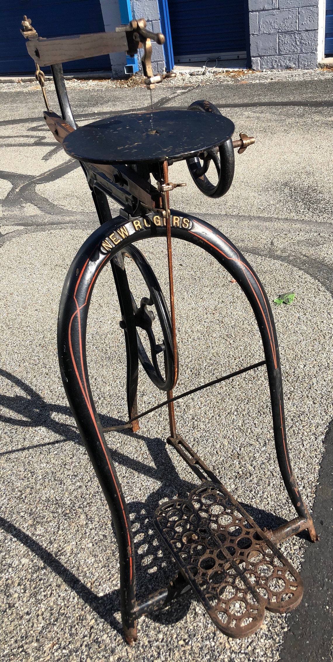 Antique 1800's Treadle Jig Saw 36x14x29 Millers Falls Company New ...