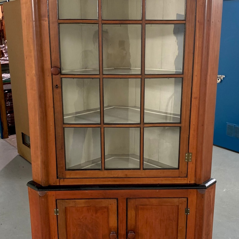 Antique Corner Cabinet - Etsy