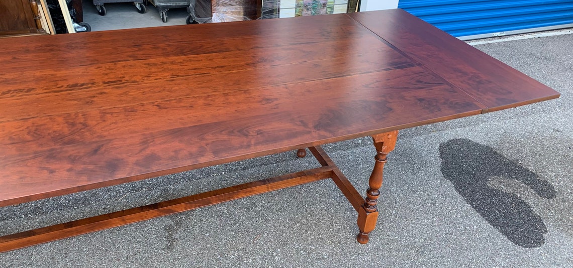 Vintage Custom D R Dimes Cherry Dining Table With Extensions | Etsy