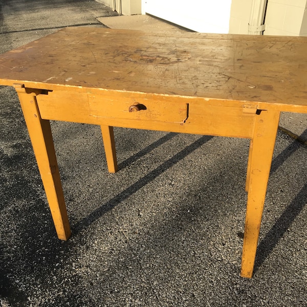 Primitive Side Table - Etsy