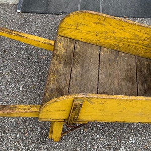 Antique Primitive New York Yellow Painted Diminutive Wooden Wheel ...