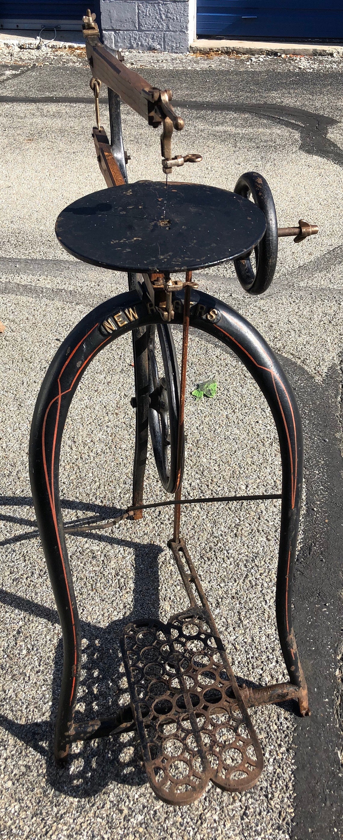 Antique 1800's Treadle Jig Saw 36x14x29 Millers Falls Company New ...