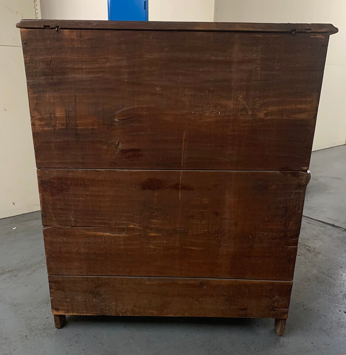 Antique New England 3 Drawer Pine Mule Blanket Chest 3 Board - Etsy