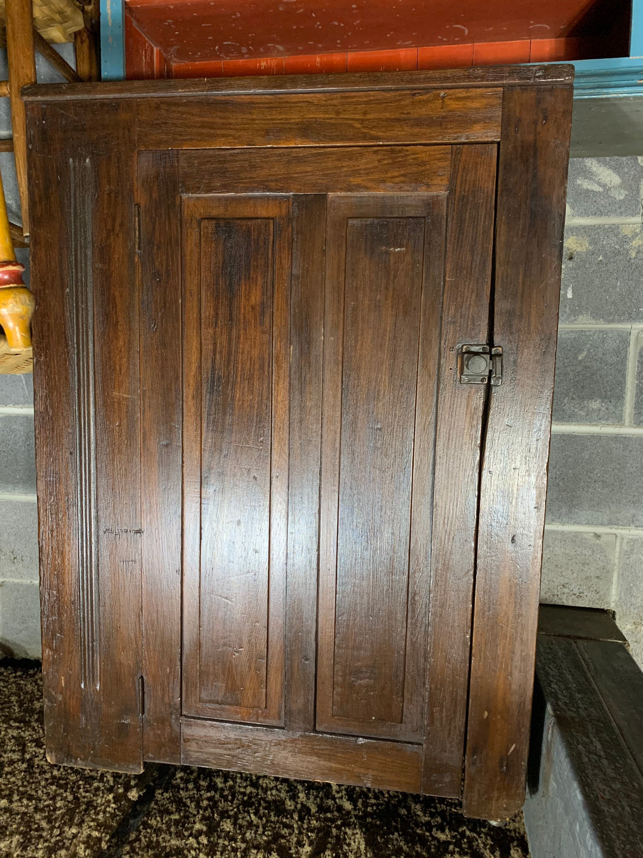 Primitive Cabinet Cupboard Custom Built Window Back 18d30w43h - Etsy