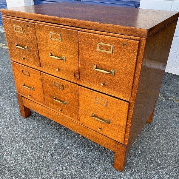 Wooden File Cabinet - Etsy