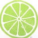 Lime Green Linoprint - Hand Pressed Citrus Linoleum Print for the ...