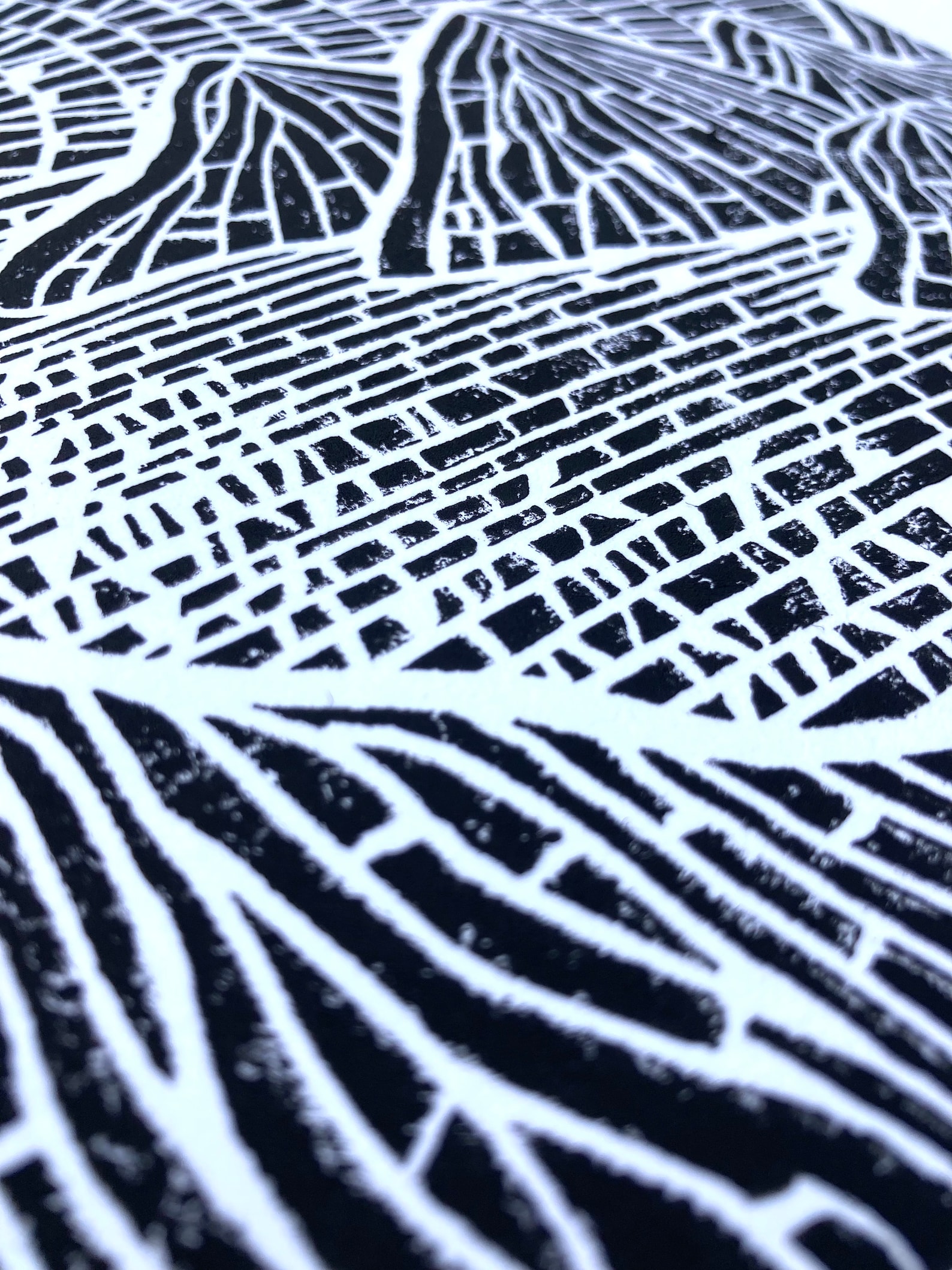 Ocean Sunset on Tropical Islands Linocut Relief Print - Etsy