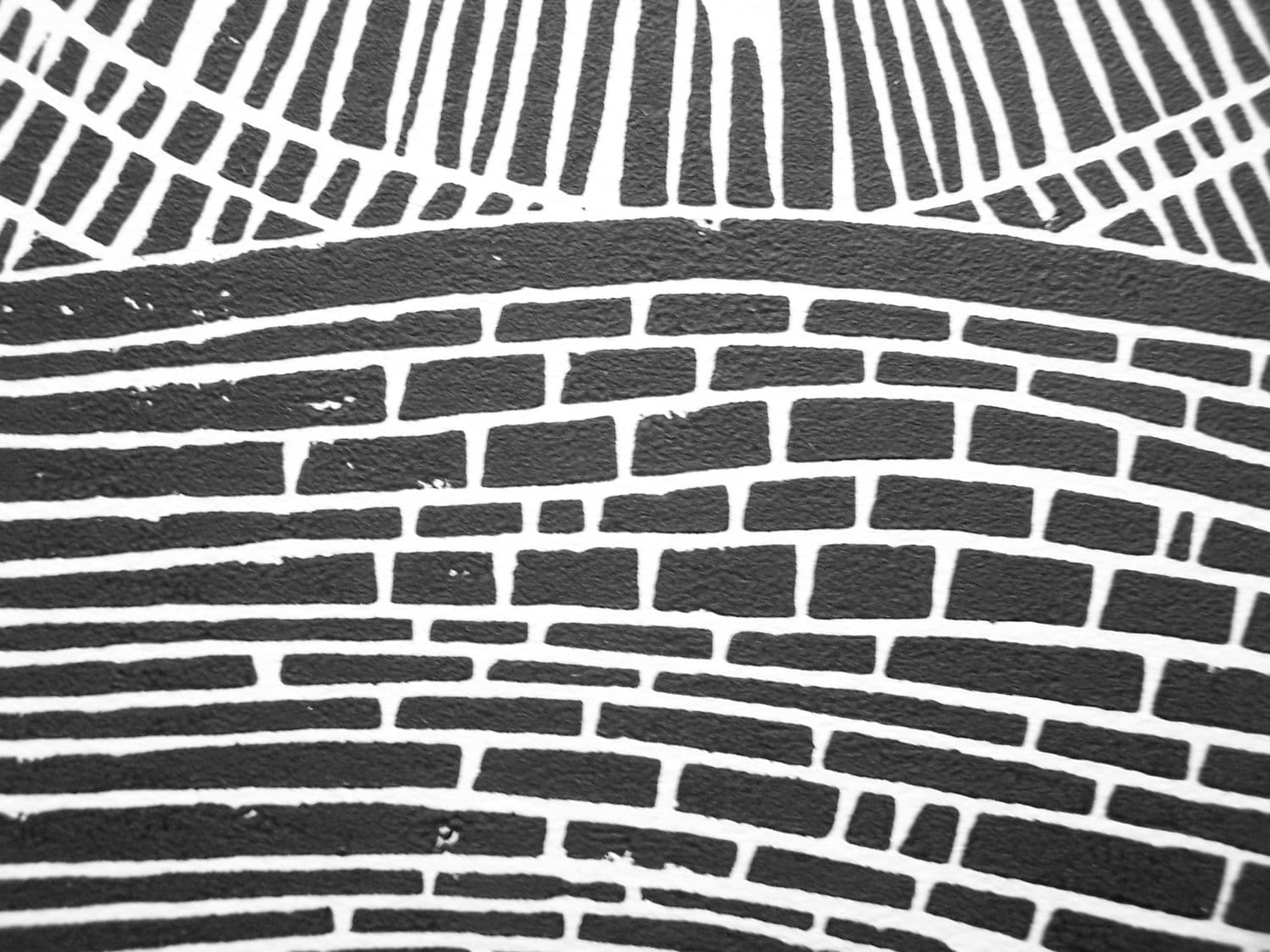 The Ocean at Night Sky on the Ocean Linocut Print 8x10 - Etsy