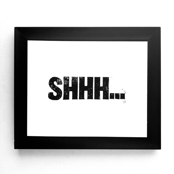 Quiet Library Sign - Etsy