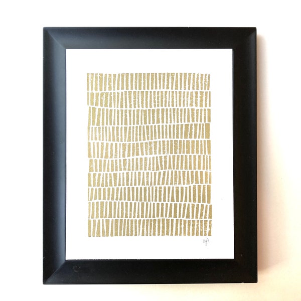 Abstract Linocut - Etsy