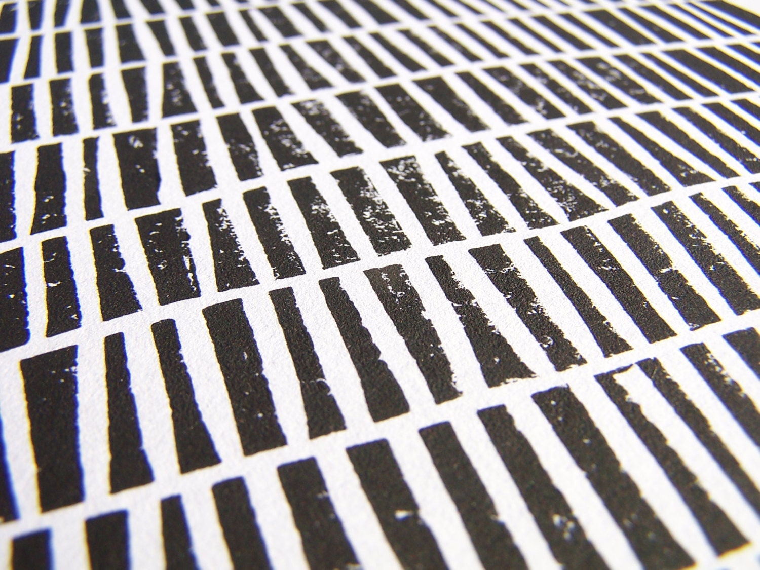 Geometric Pattern Black Block Print 8x10 Mid Century Modern - Etsy