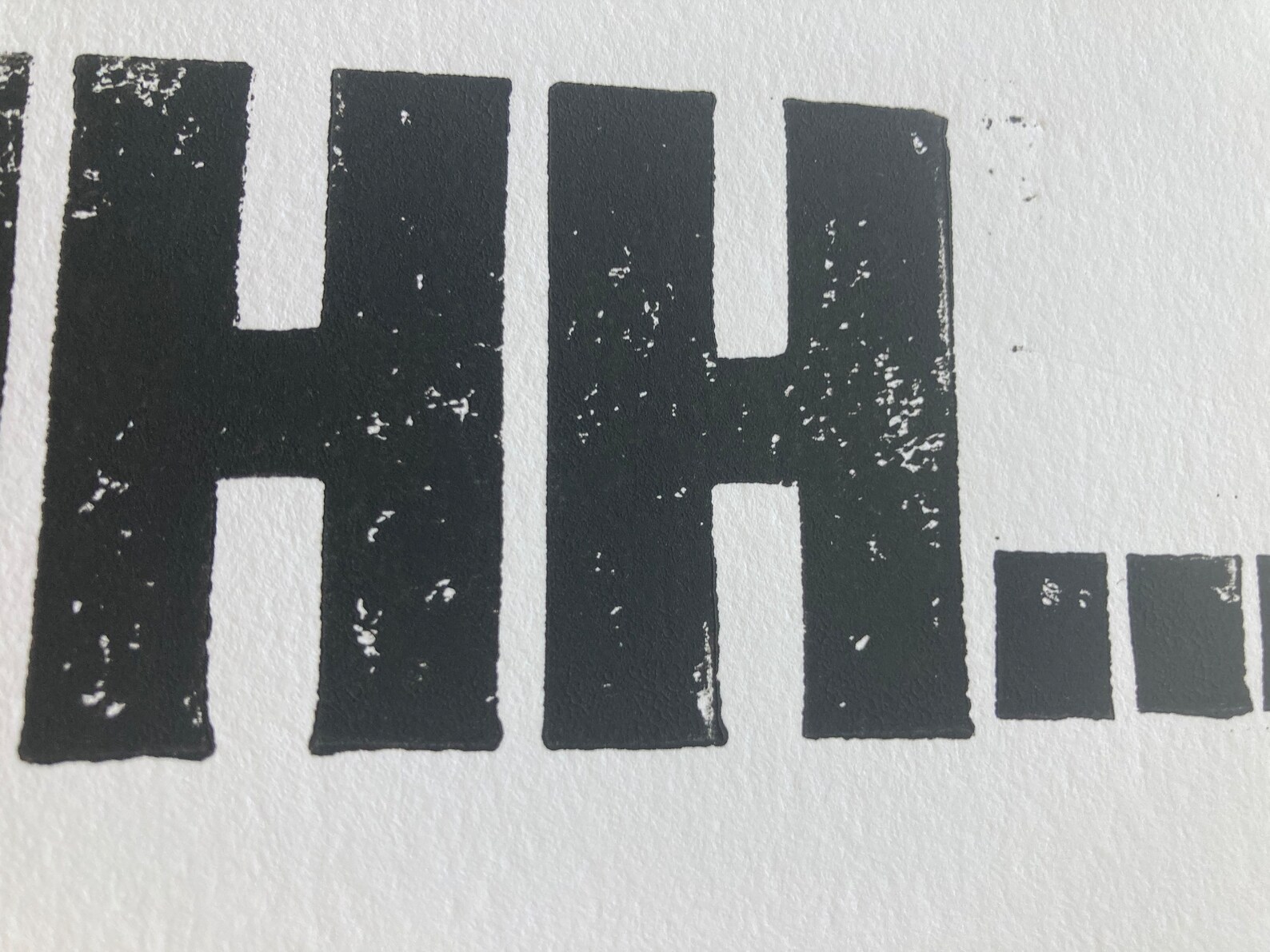 Shhh Minimal Black Library Linocut Quiet 8x10 Librarian - Etsy