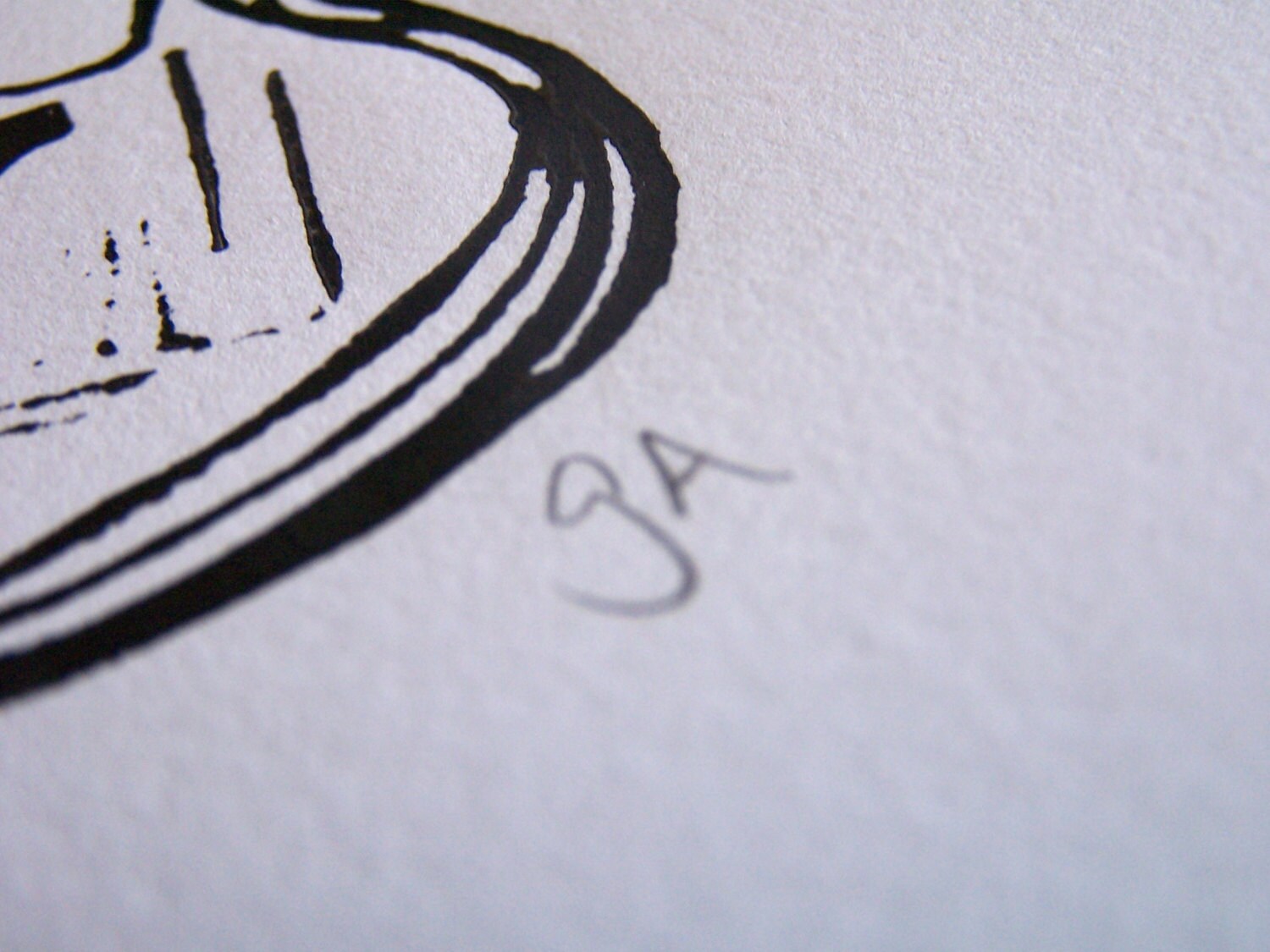 Black Acoustic Guitar Linocut Print 8x10 Minimal Block Print | Etsy