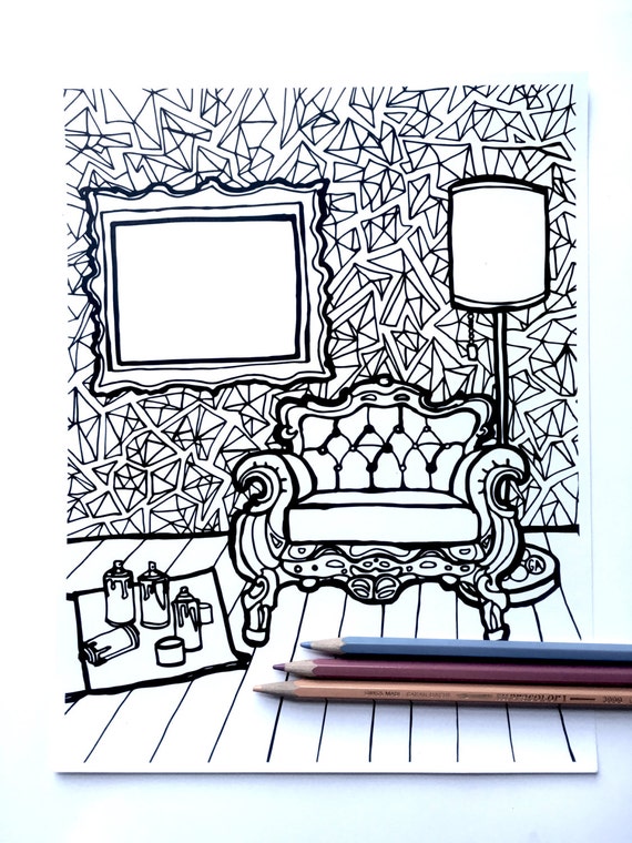 Coloring Page the Studio Download | Etsy