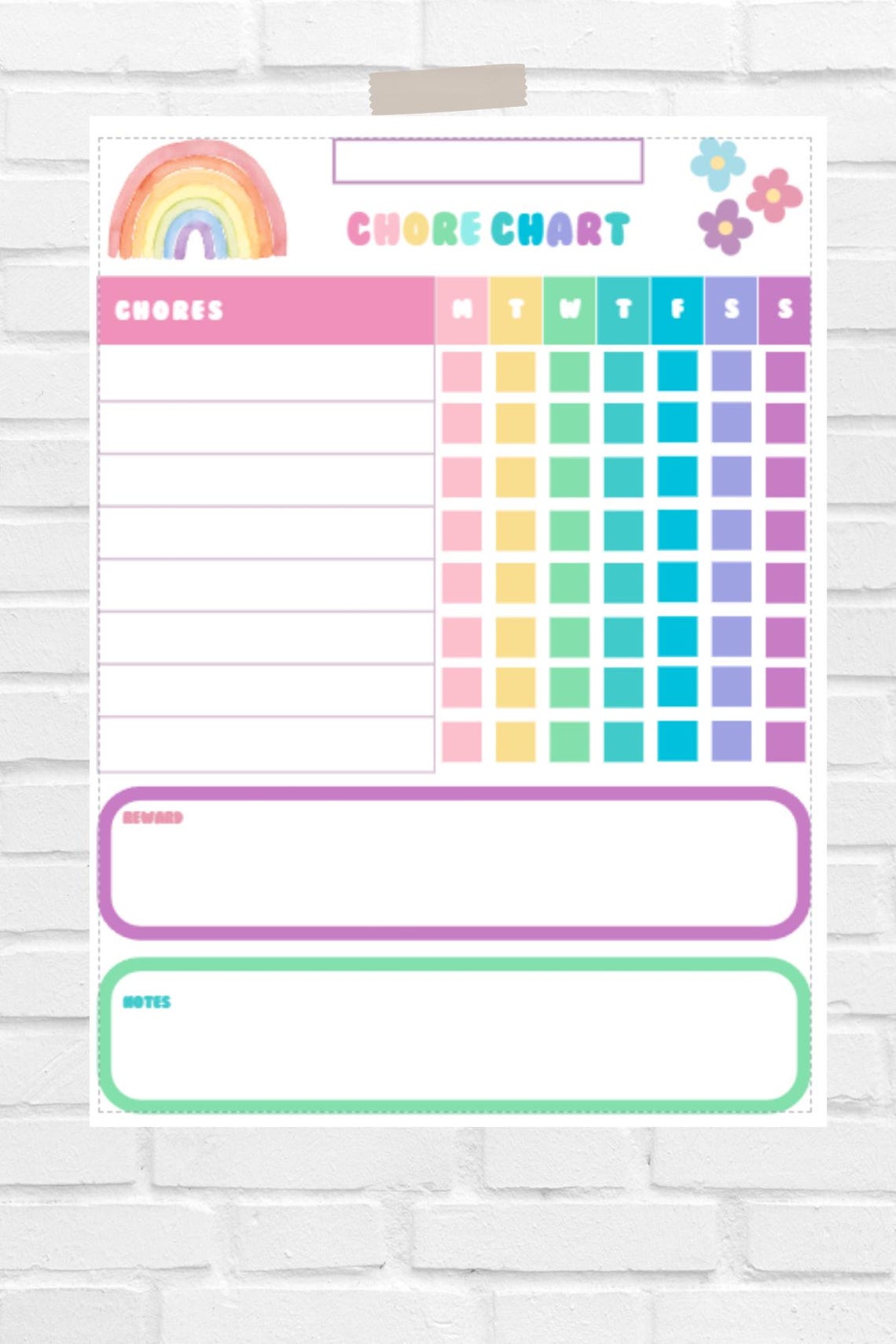 Kids Chore, Kids Chore Chart, Kids Chore Template, Kids Charts ...