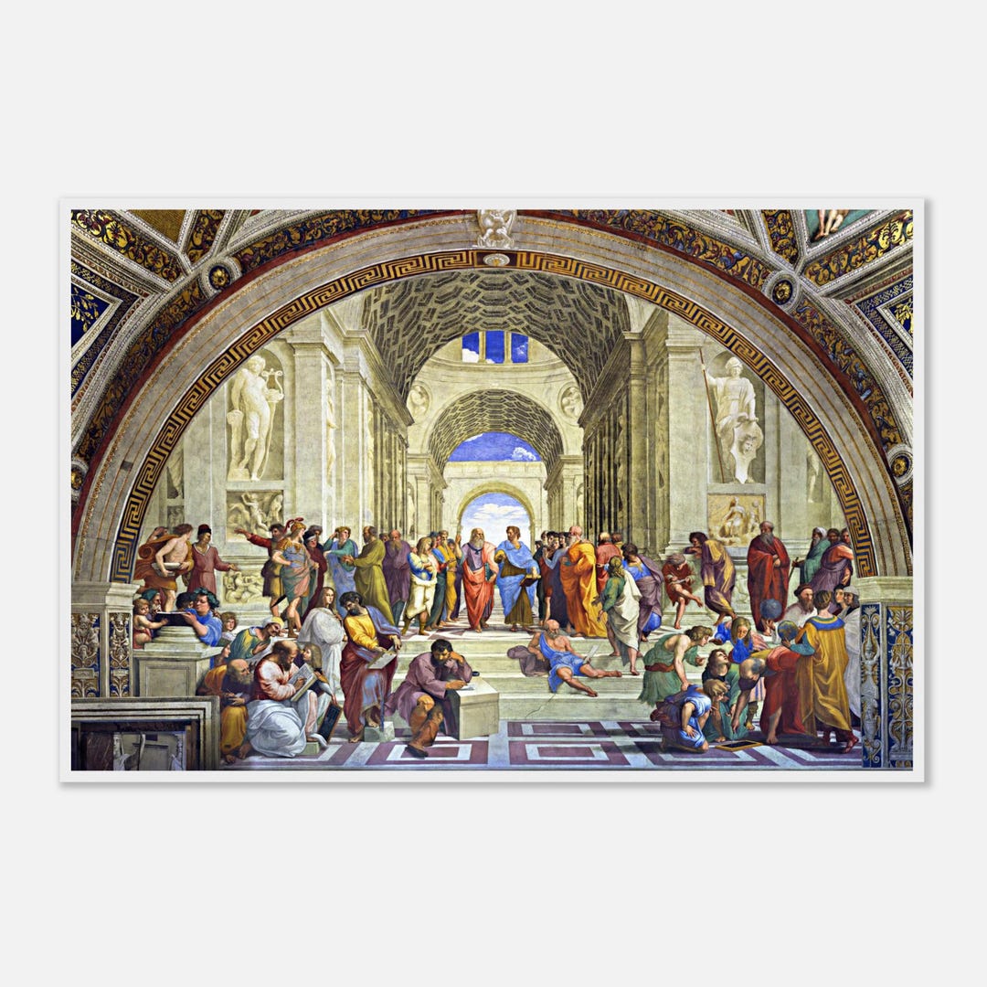 The School of Athens by Raphael - Classic Renaissance Philosophy Art ...