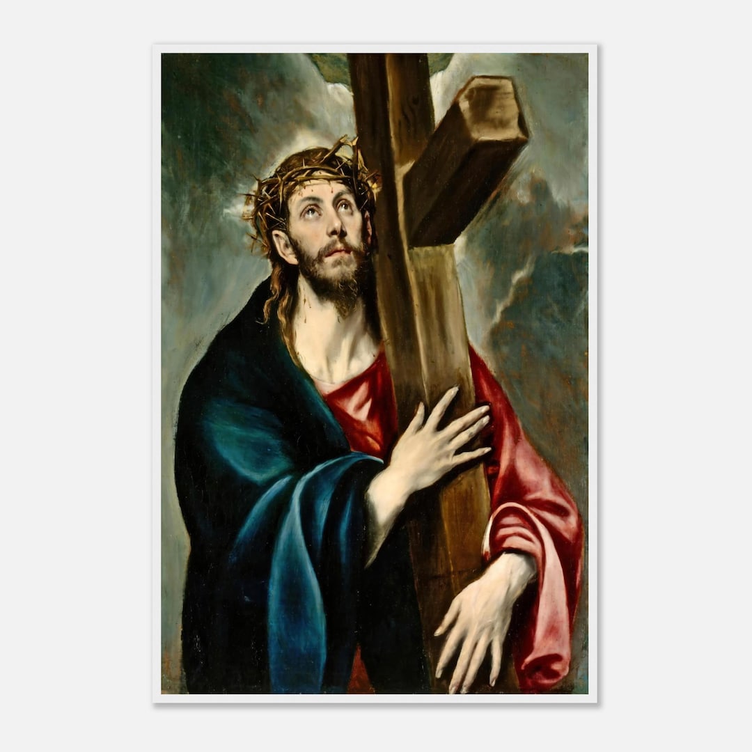 El Greco Christ Carrying Cross Art Print: Spanish Renaissance Mannerism ...