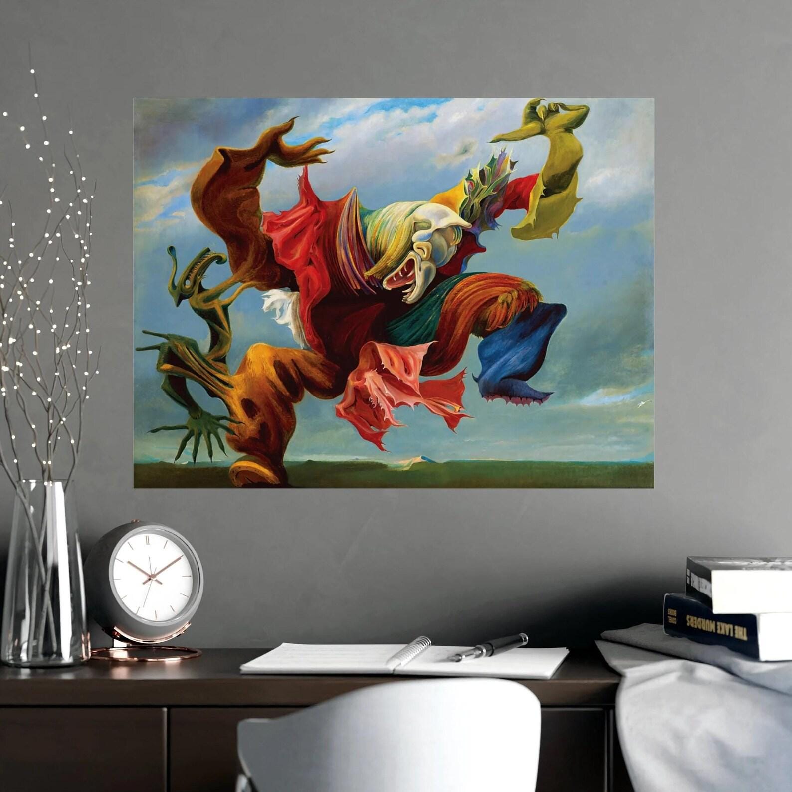 Max Ernst Surrealist Poster: the Angel of the Home (digital Files) - Etsy
