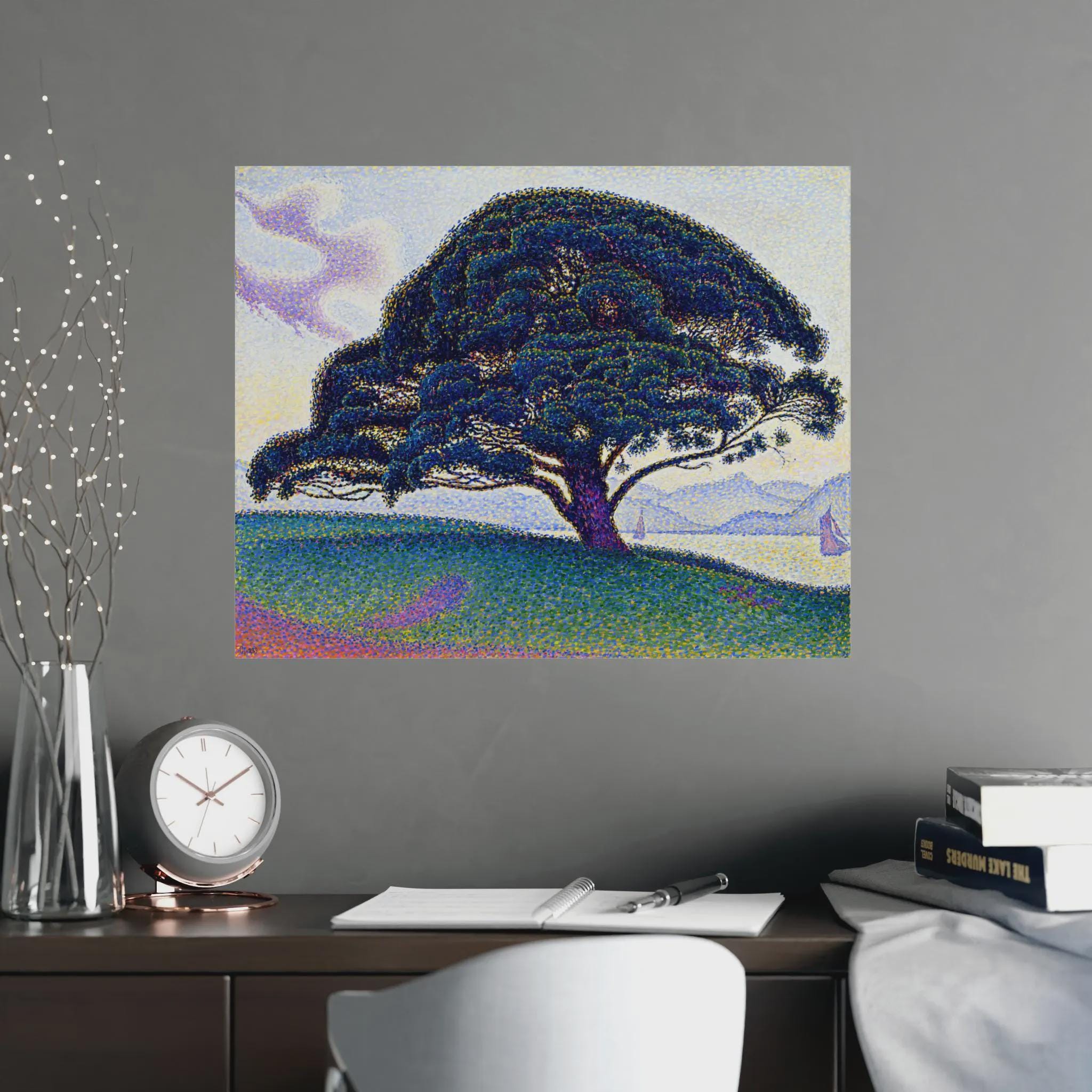 Paul Signac Pointillism Print: the Bonaventure Pine, Framed French Art ...
