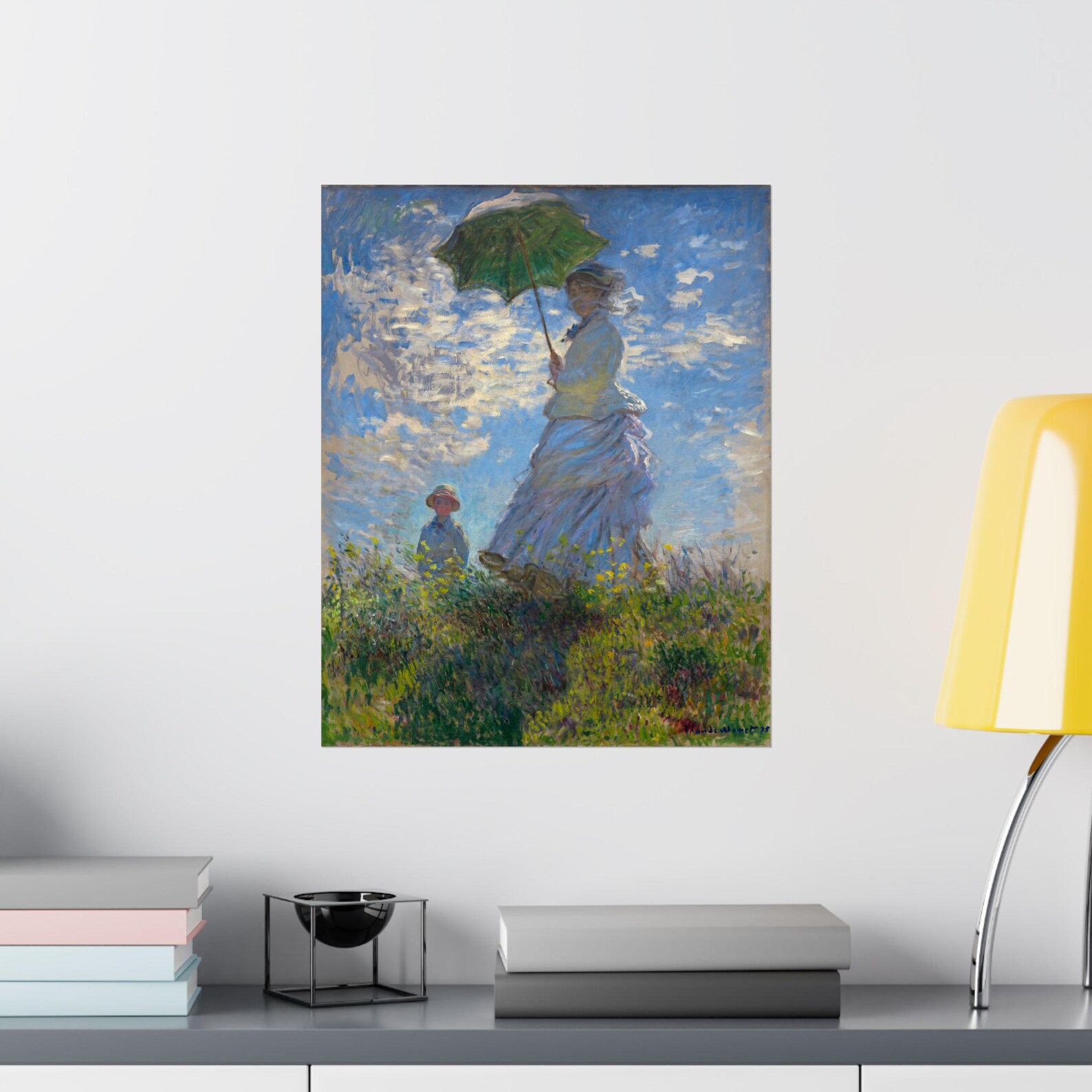 Claude Monet, Woman With a Parasol, Madame Monet and Her Son - Art ...