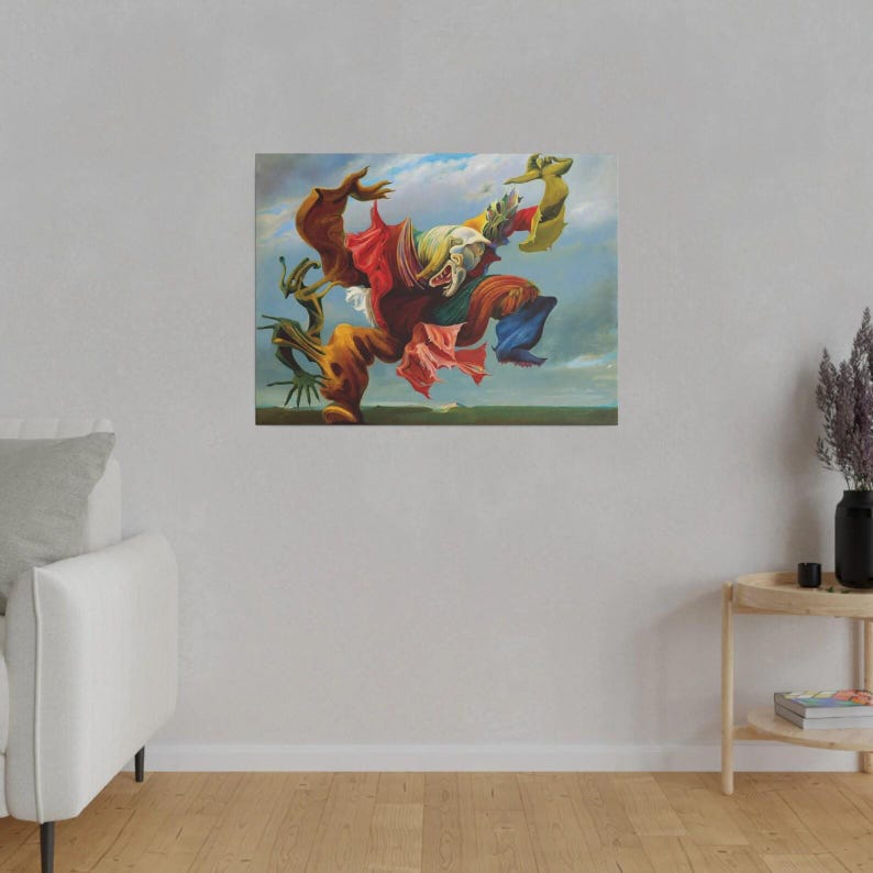 Max Ernst Surrealist Poster: the Angel of the Home (digital Files) - Etsy