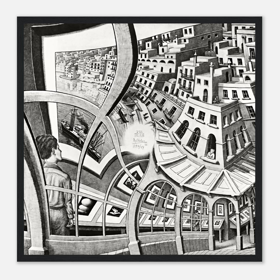 Maurits Escher, Print Gallery - Instant Download - Surrealism - Modern ...
