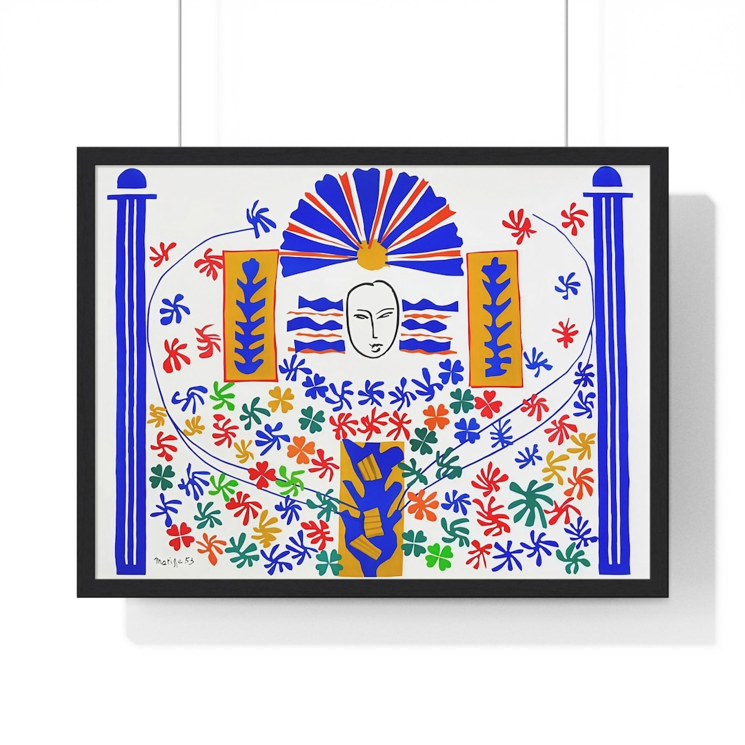 Matisse Style Art Print: Apollo, Colorful Modernist Decor (instant ...