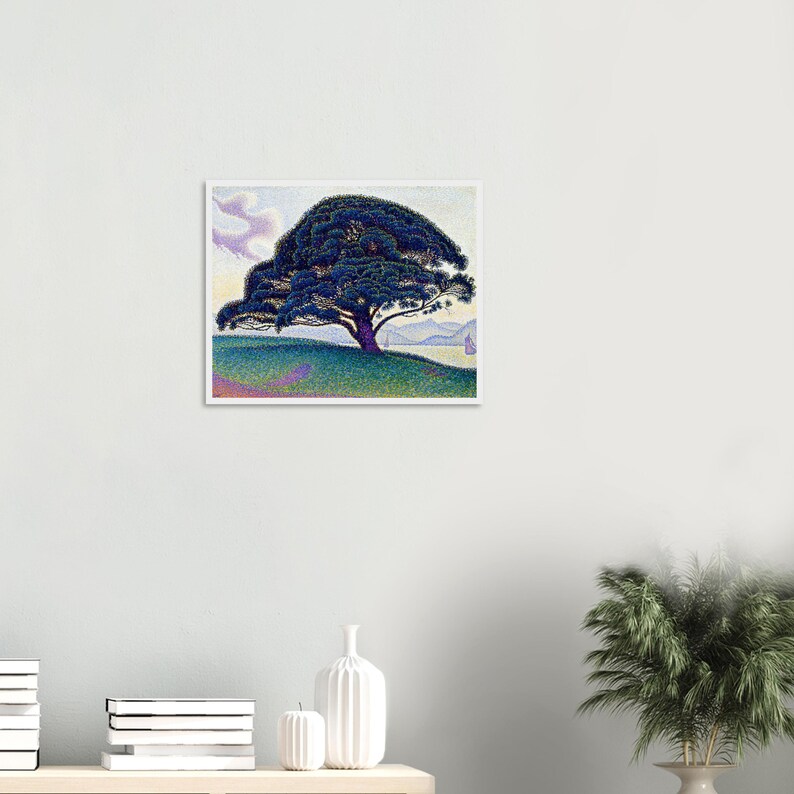 Paul Signac Pointillism Print: the Bonaventure Pine, Framed French Art ...