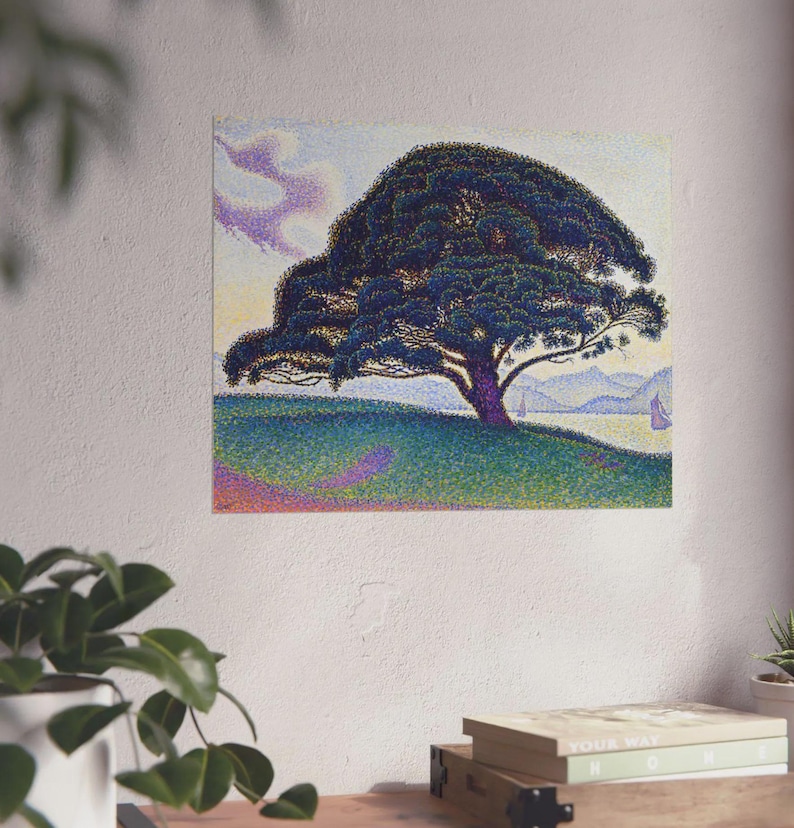 Paul Signac Pointillism Print: the Bonaventure Pine, Framed French Art ...