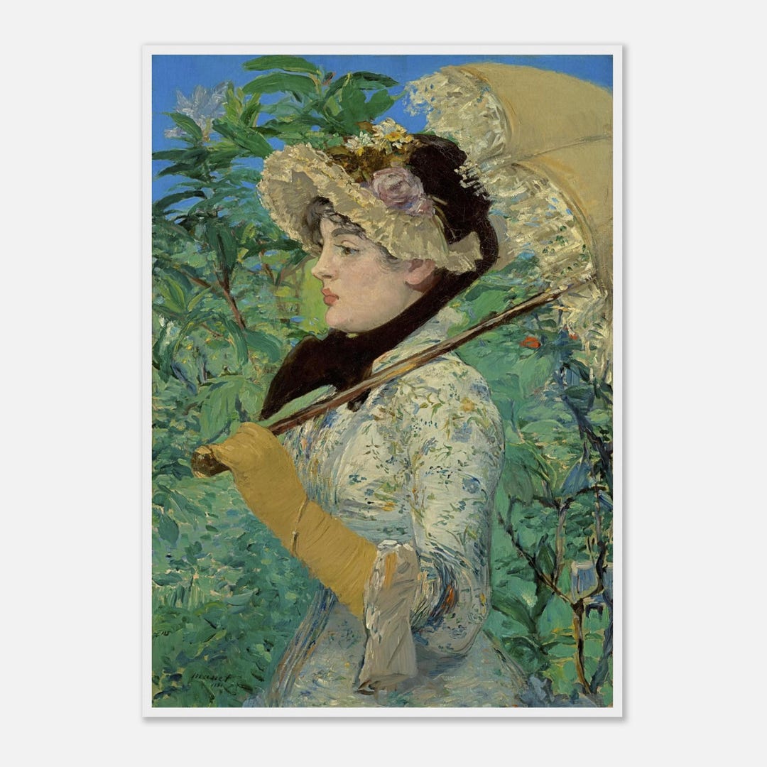 Manet Spring Art Print: French Impressionism, Vintage Wall Decor ...