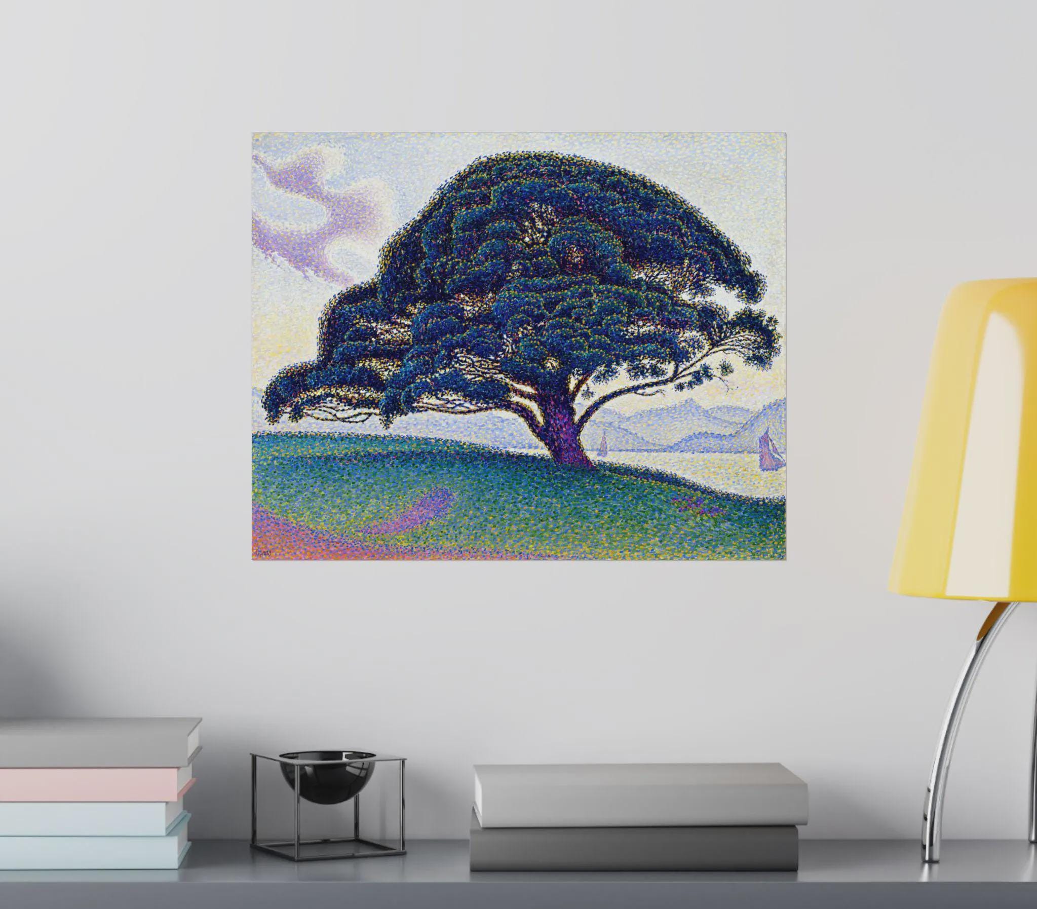 Paul Signac Pointillism Print: the Bonaventure Pine, Framed French Art ...
