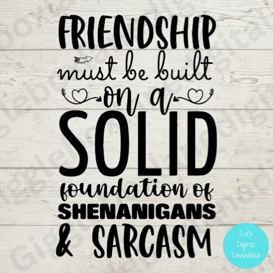 Friendship Svg Png/fun Friend Svg/digital Download/cricut File/card ...