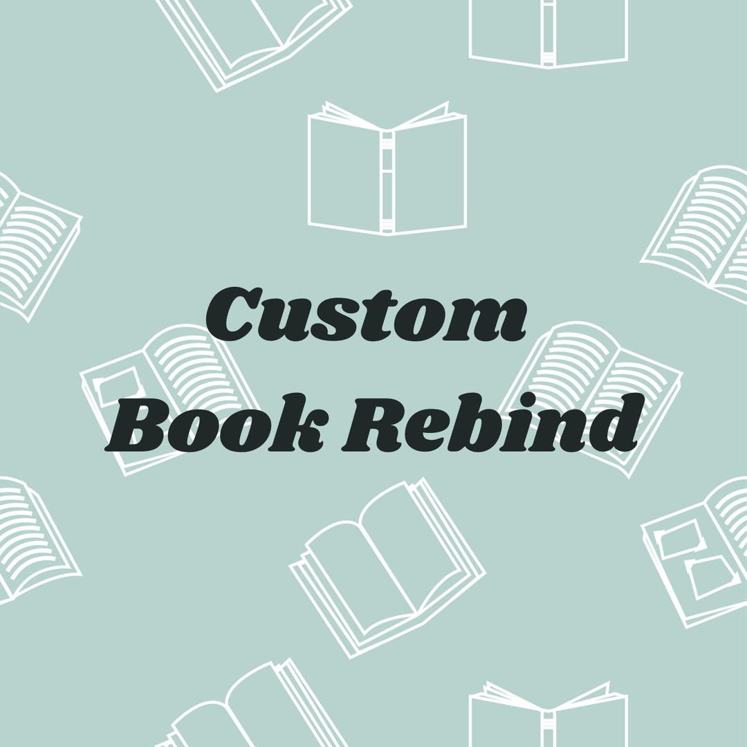 Custom Book Binding - Any Book of Your Choice, Custom Rebind, Custom ...