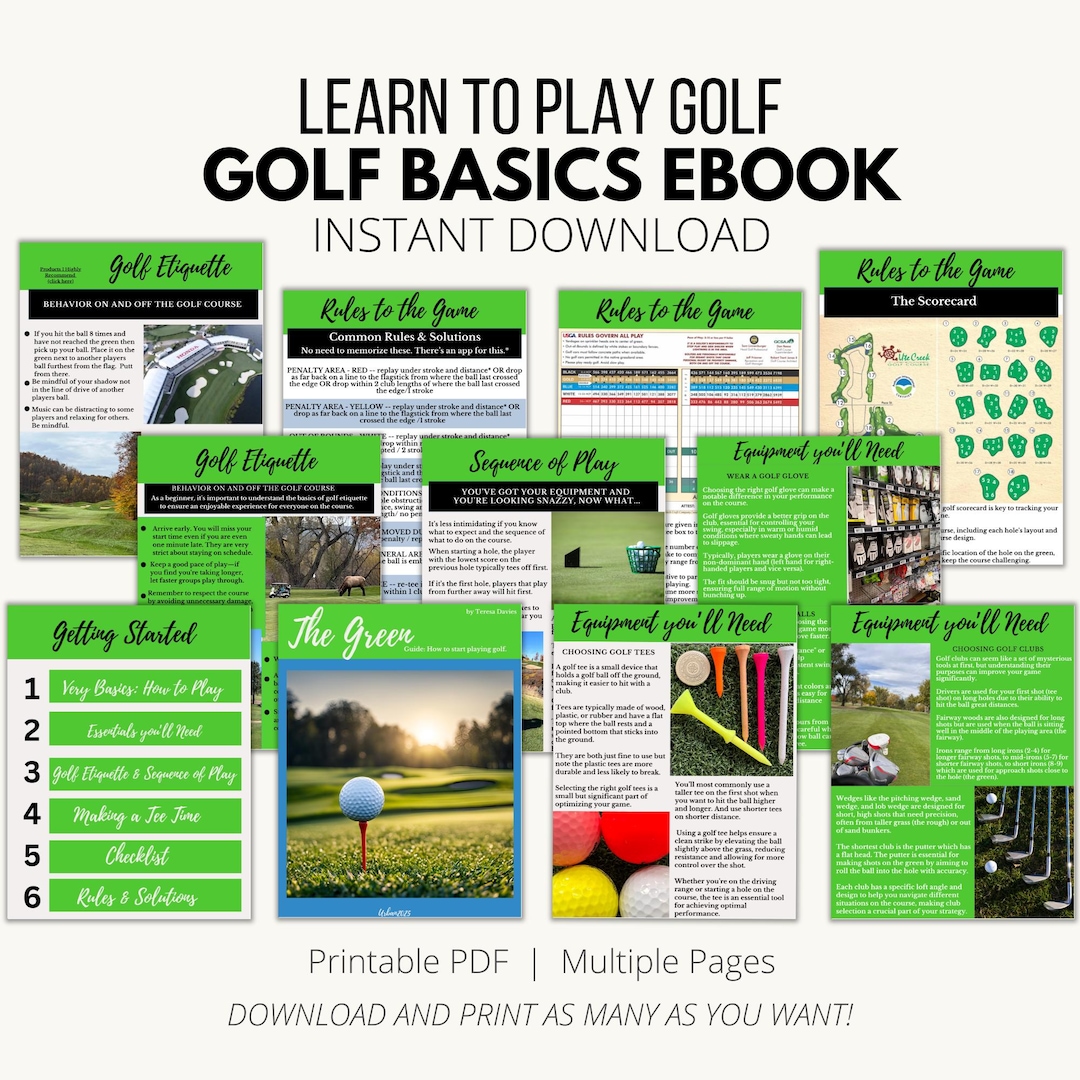 Learn How to Play Golf, Beginners Guide to Start Playing Golf, Golf ...