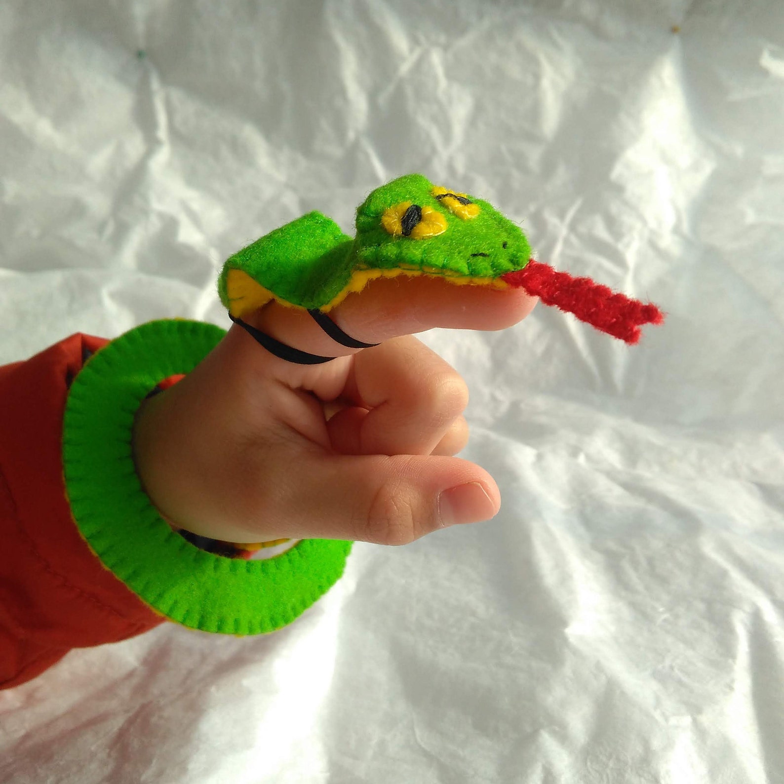 Pattern Snake Felt Finger Puppet Pattern Snake Pattern - Etsy