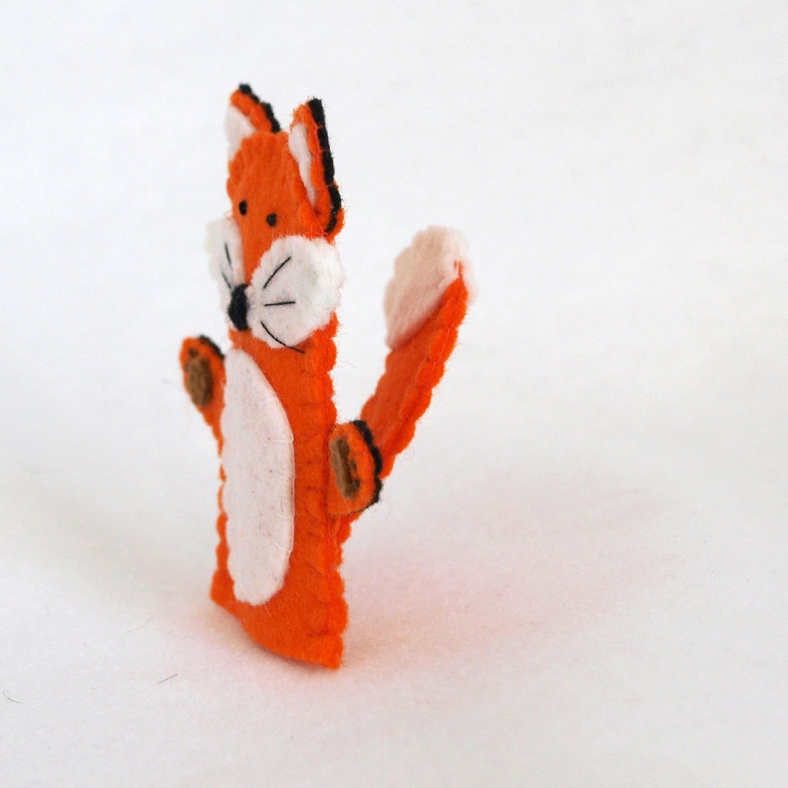 Fox Felt Finger Puppet, Felt Finger Puppet, Finger Puppet, Fox, Fox ...