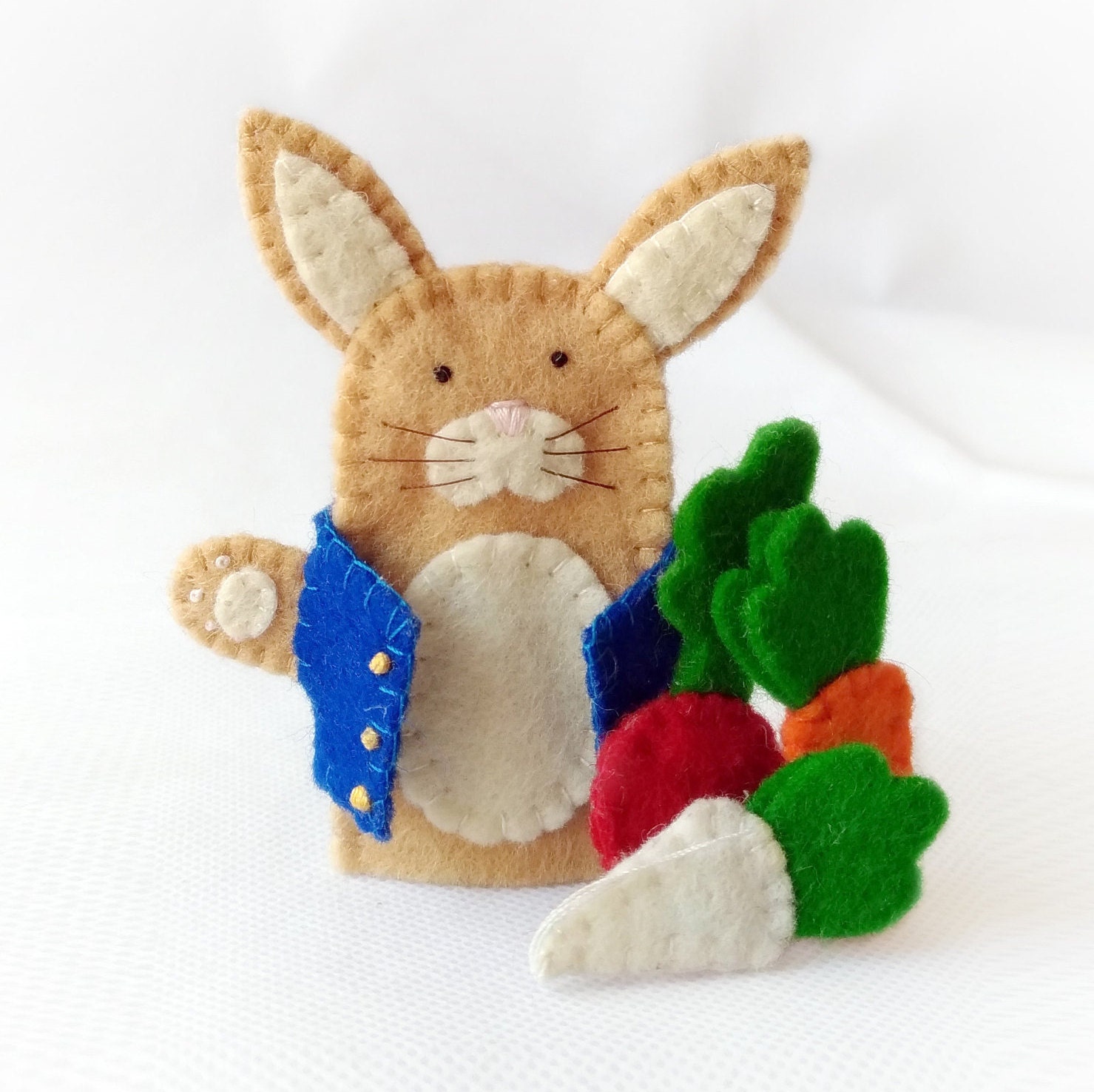 Pattern Peter Rabbit Felt Finger Puppet Pattern Peter | Etsy