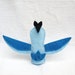 Great Blue Heron Great Blue Heron Finger Puppet Felt Finger - Etsy