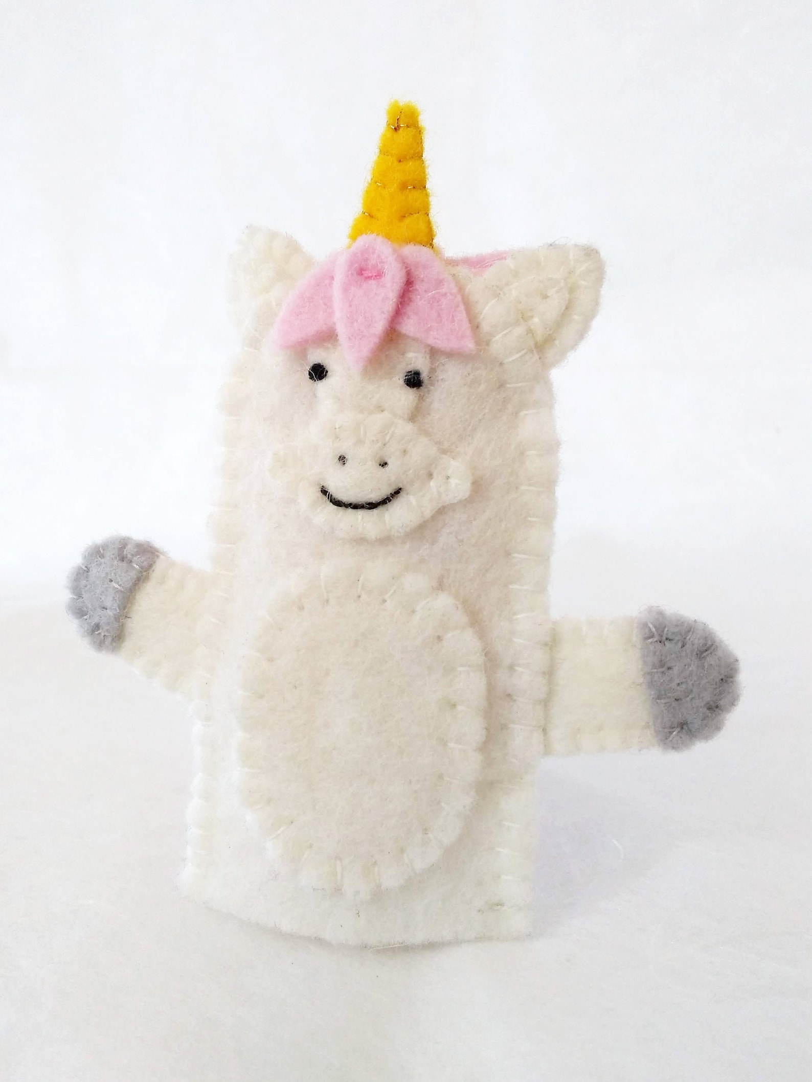 Unicorn Unicorn Finger Puppet Felt Finger Puppet Finger - Etsy